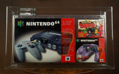 Nintendo 64 Sealed Console VGA 85 Pokemon Snap Blister Pack Bundle WATA ...