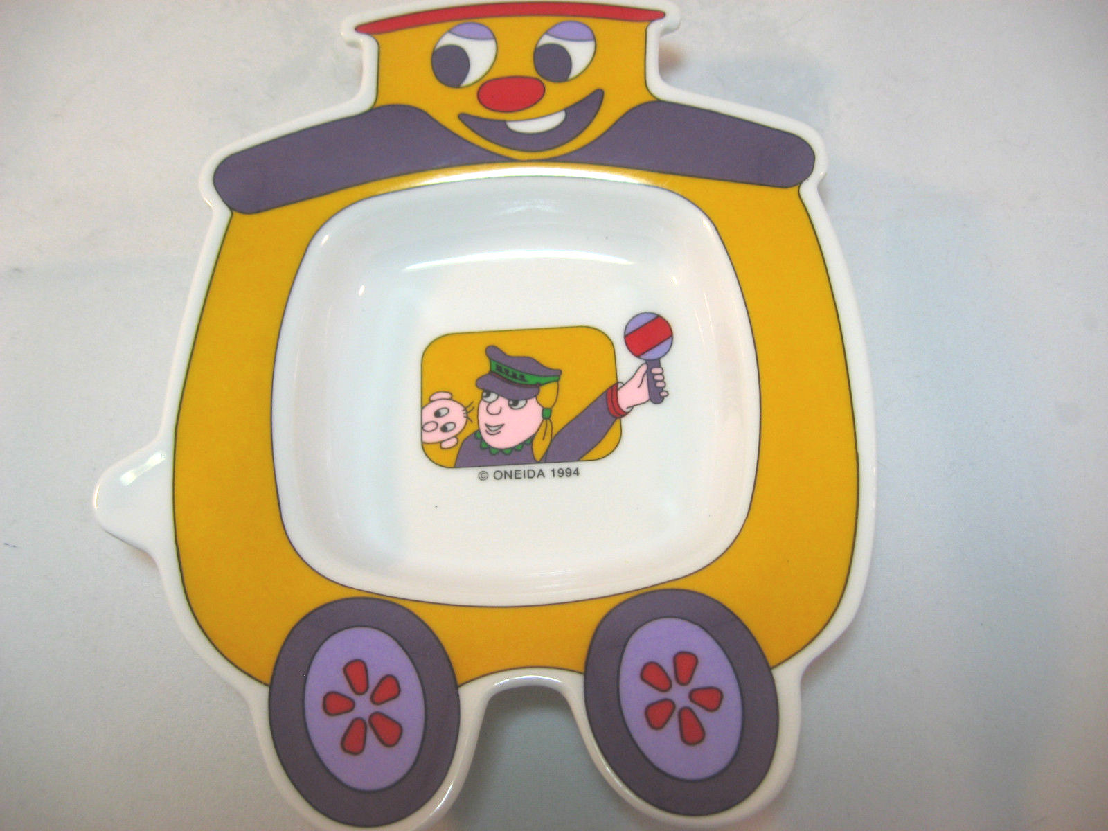 Oneida Railroad Meal Time Plate 9.5" & Bowl 5" Set Melamine 1994 | eBay