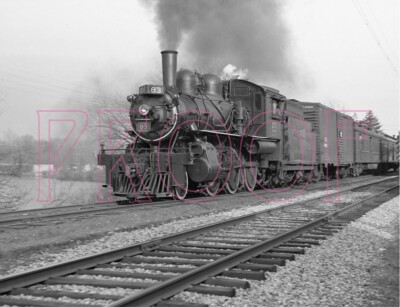 Canadian National Railways (CNR) Engine 83 with train at Simcoe - 8x10 ...