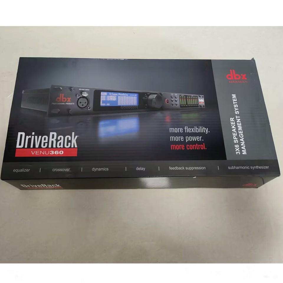 VENU360 DBX DriveRack Venue 360 3x6 Loudspeaker Management System ...