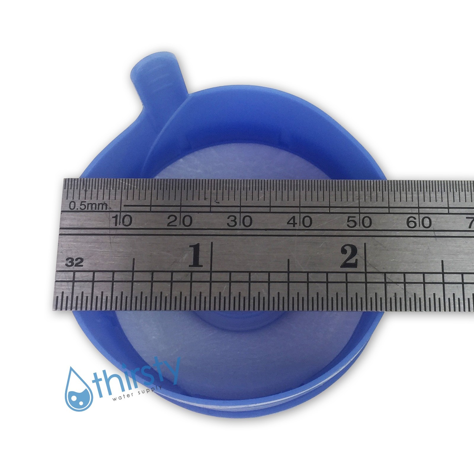 Lot of 50, 3 & 5 Gallon Water Bottle Snap On Cap Anti Splash 55mm Peel ...