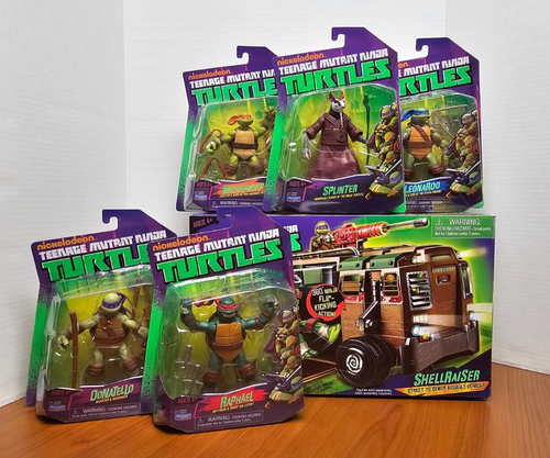 2012 Playmates TMNT Shellraiser x4 Turtles and Splinter | eBay