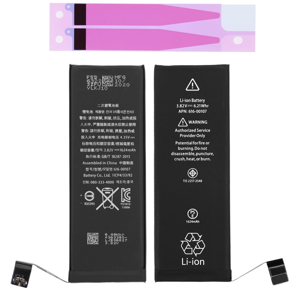 Replacement Battery For iPhone SE (2016) A1723 A1662 A1724+TOOLS 1624 ...