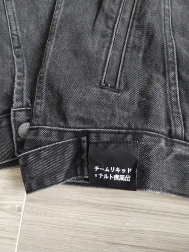 LIQUID x NARUTO SHIPPUDEN LEAF VILLAGE ANIME DENIM JACKET SIZE M BRAND ...
