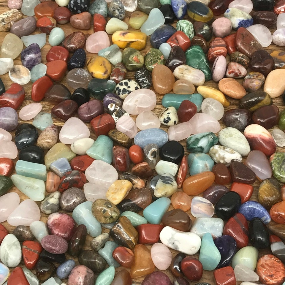 Tumble Stones Small Crystals & Gemstones (100 Grams - 1 Kilo) FREE ...
