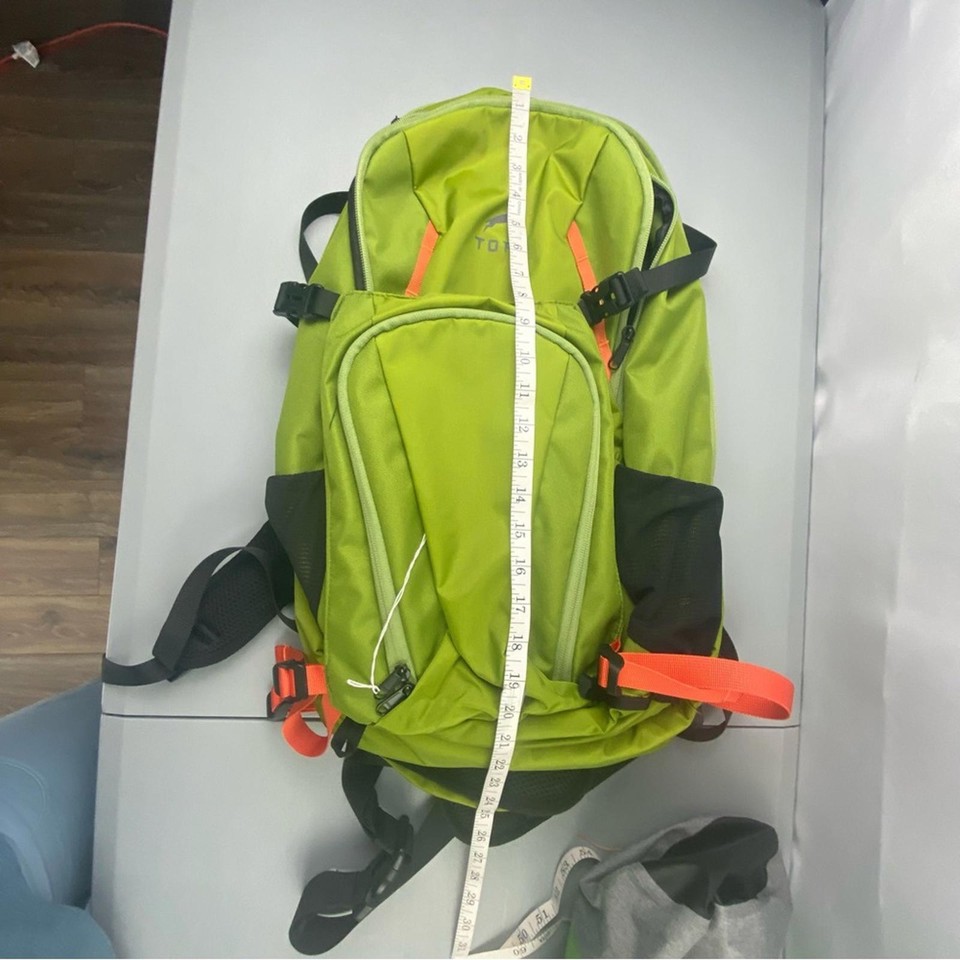 TOPI Outdoor Adventure Green Multi-Compartment Rugged Hiking Backpack ...