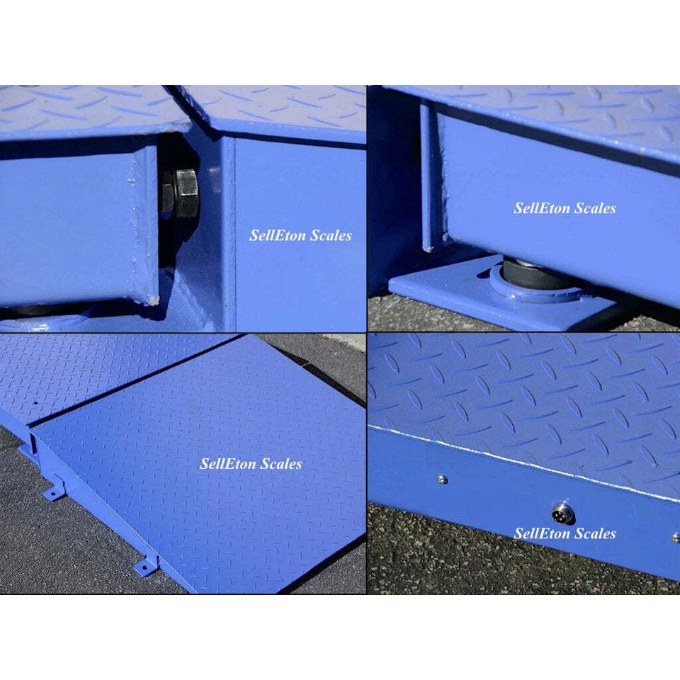 Heavy Duty 12' Truck Axle Scale 80,000 lbs capacity 2 Weight bridges ...