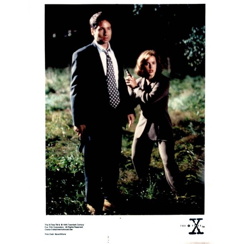 X-Files 1995 Photo Credit Marcel Williams Fox Mulder Dana Scully ...