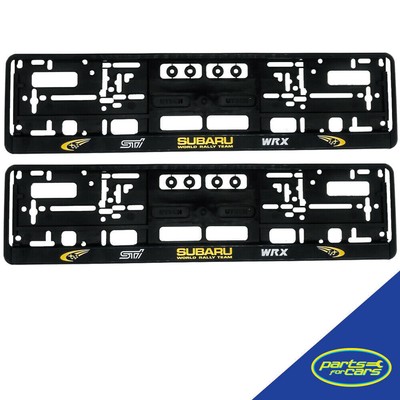 Subaru WRC | WRX | STI Number Plate Surrounds x2 | eBay
