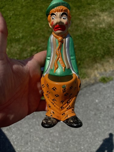 Sad Face Hobo Clown Succulent Planter Suspenders Pot Adult Vintage See ...