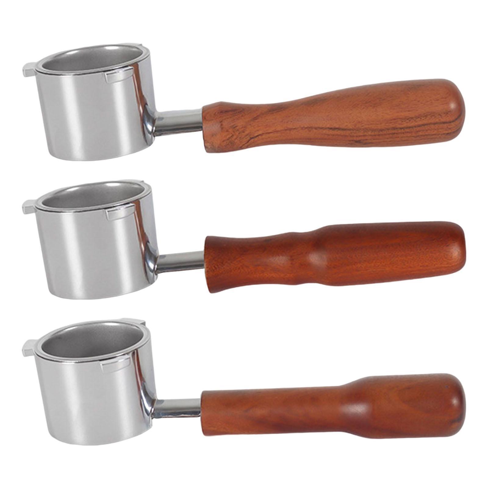 51mm Coffee Portafilter Wooden Handle Alloy Portafilters for EC9155 ...