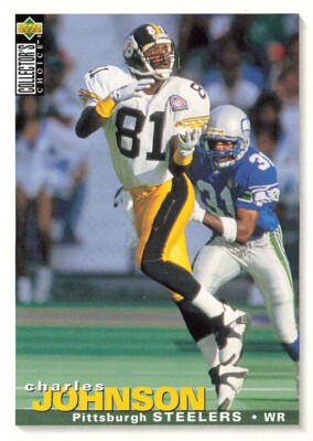 1995 Collector's Choice #87 Charles Johnson Pittsburgh Steelers | eBay