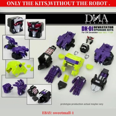 IN STOCK Design DNA DK-01 UPGRADE KITS For DEVASTATOR Accessories With ...