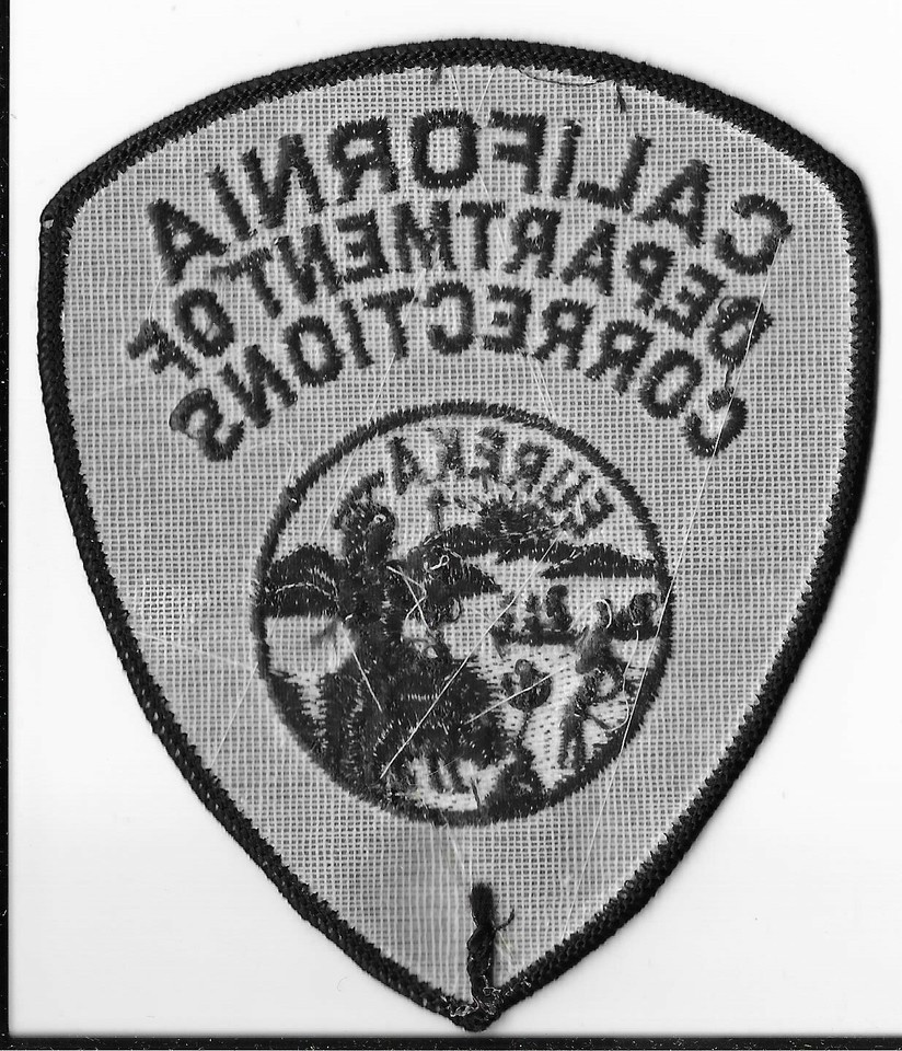 California Department of Corrections Subdued Shoulder Patch V1 | eBay