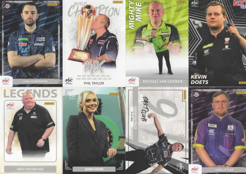 Panini 2025 PDC World Championship Base 9 Darts Scoring Machine Legend ...