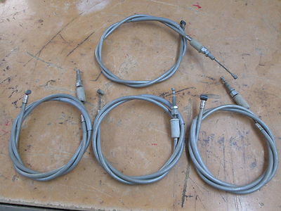 NOS Japanese Motorcycle Gray Grey Cable Lot Kawasaki Yamaha Honda ...