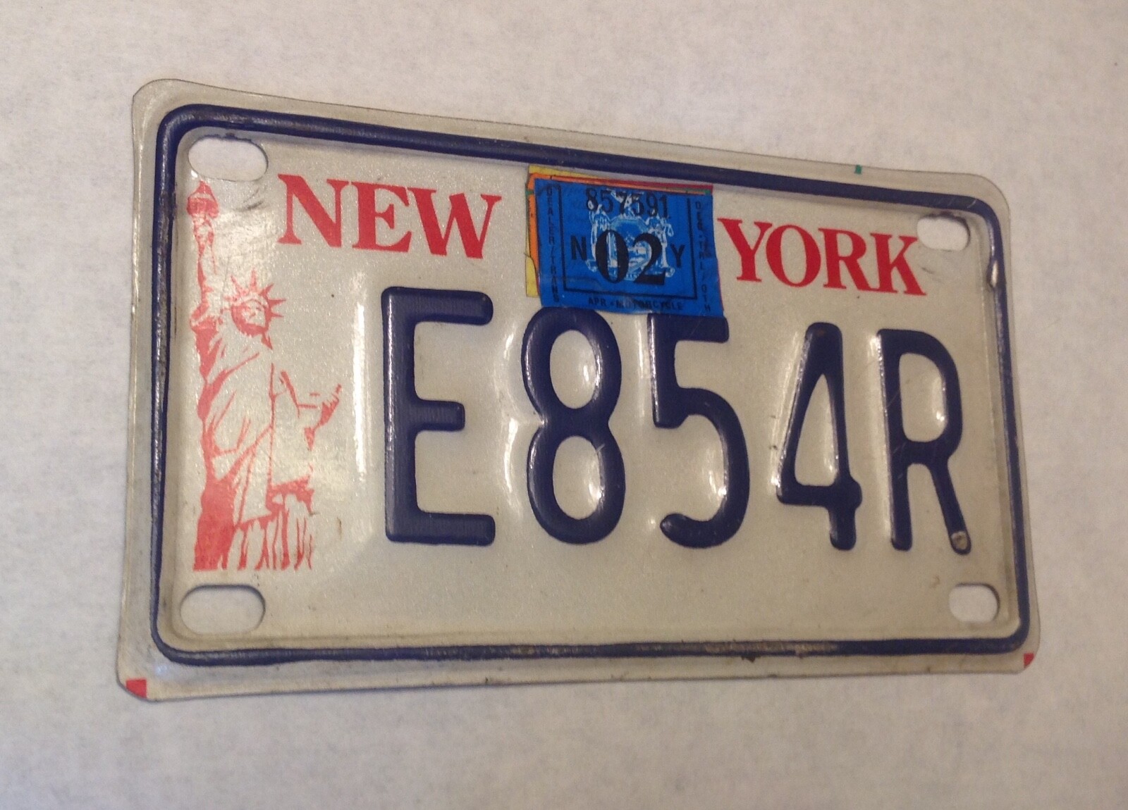 Vintage NEW YORK STATE MOTORCYCLE LICENSE PLATE LOT OF 5 | eBay