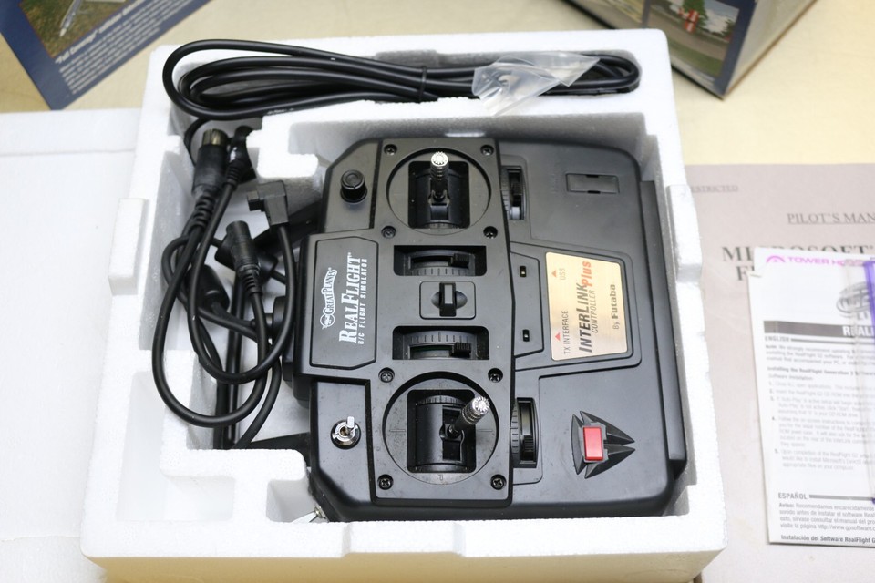 RealFlight R/C flight simulator G3 Interlink controller Plus by Futaba ...