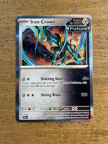 Iron Crown 132/191 Holo Rare NM, Pokemon TCG: Surging Sparks | eBay UK