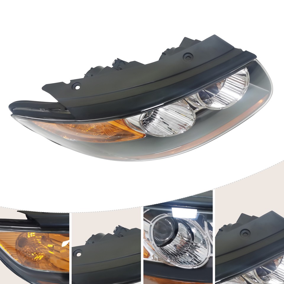 For Hyundai Santa Fe RH Halogen Headlamp Assembly 2007-2012 Right Side ...
