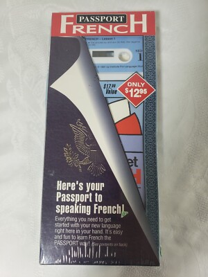 FRENCH Language Learning Audio with Pocket Dictionary on Cassette ...