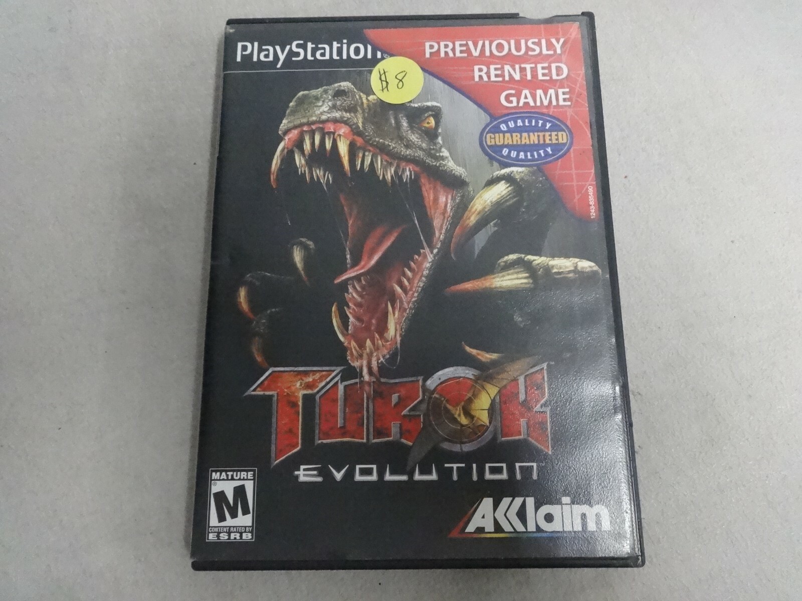 Turok Evolution Sony Playstation 2 PS2 Game & Case, No Manual Free Ship ...