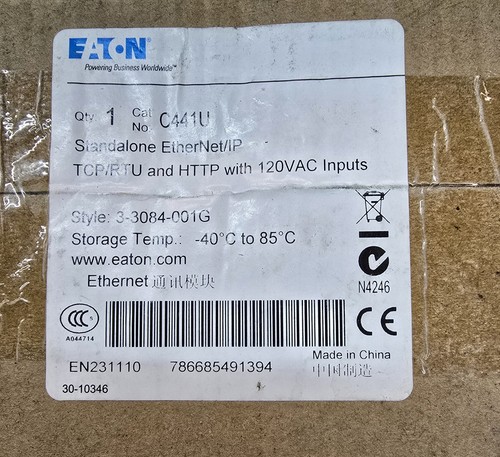 EATON C441U 3-3084-001G ETHERNET COMMUNICATION ADAPTER | eBay