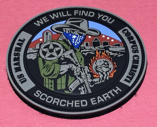 U.S. Marshal Corpus Christi Texas Operation “Scorched Earth” Police PVC ...