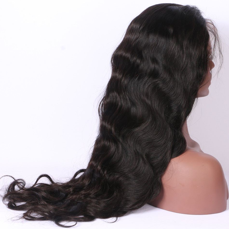 Body Wave Wig Human Hair 5x5 Silk Base Full Lace Wigs With Baby Hair ...