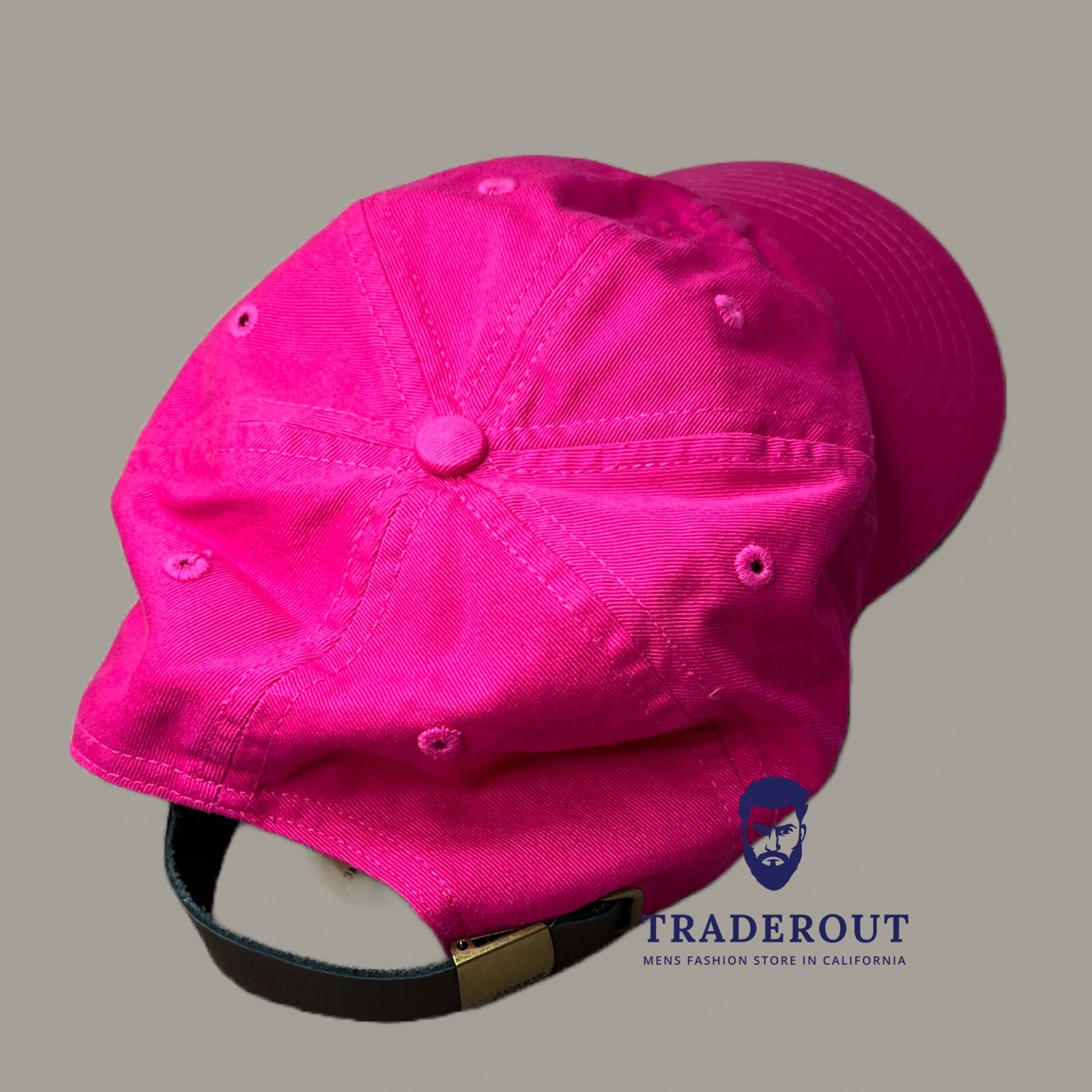 J.Crew JCrew Men Pink Garment-dyed cotton twill baseball cap MADE in ...