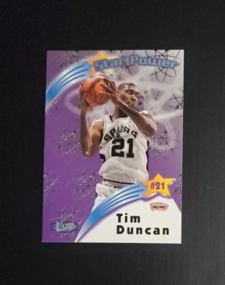 1997 Fleer #18 Tim Duncan Ultra Star Power Rookie | eBay