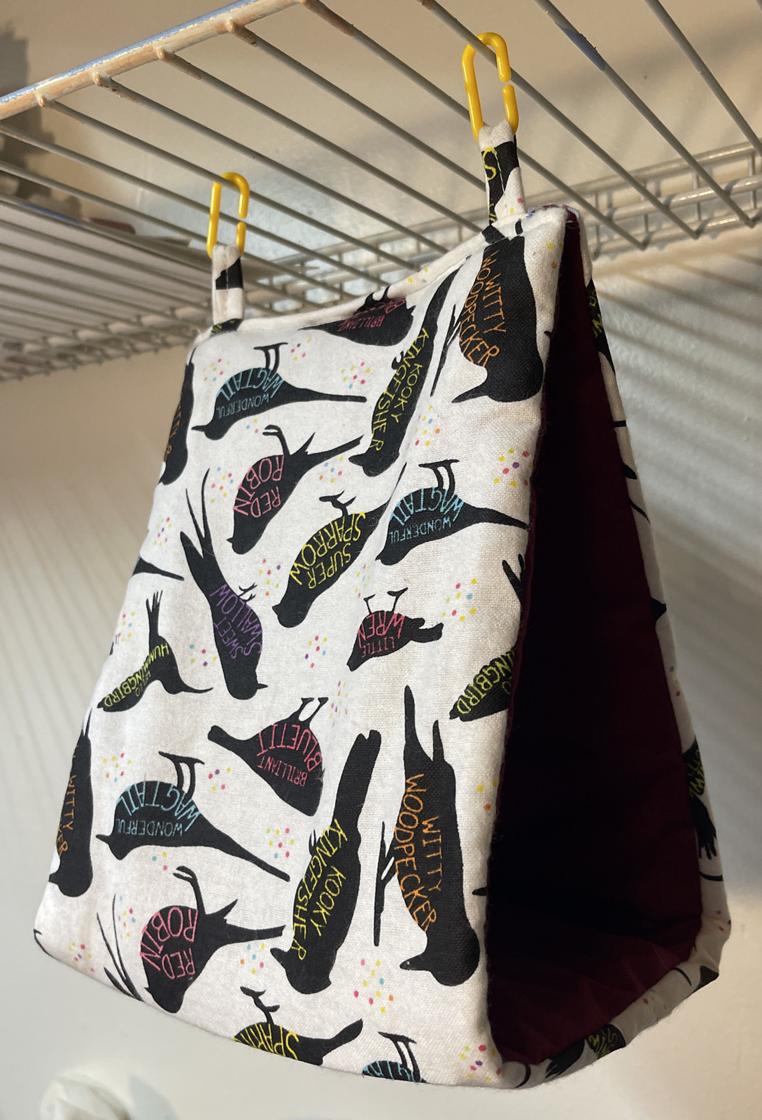 USA Medium Bird Tent Bird Hut Conure Quaker Cockatiel Bird Toys (209 ...