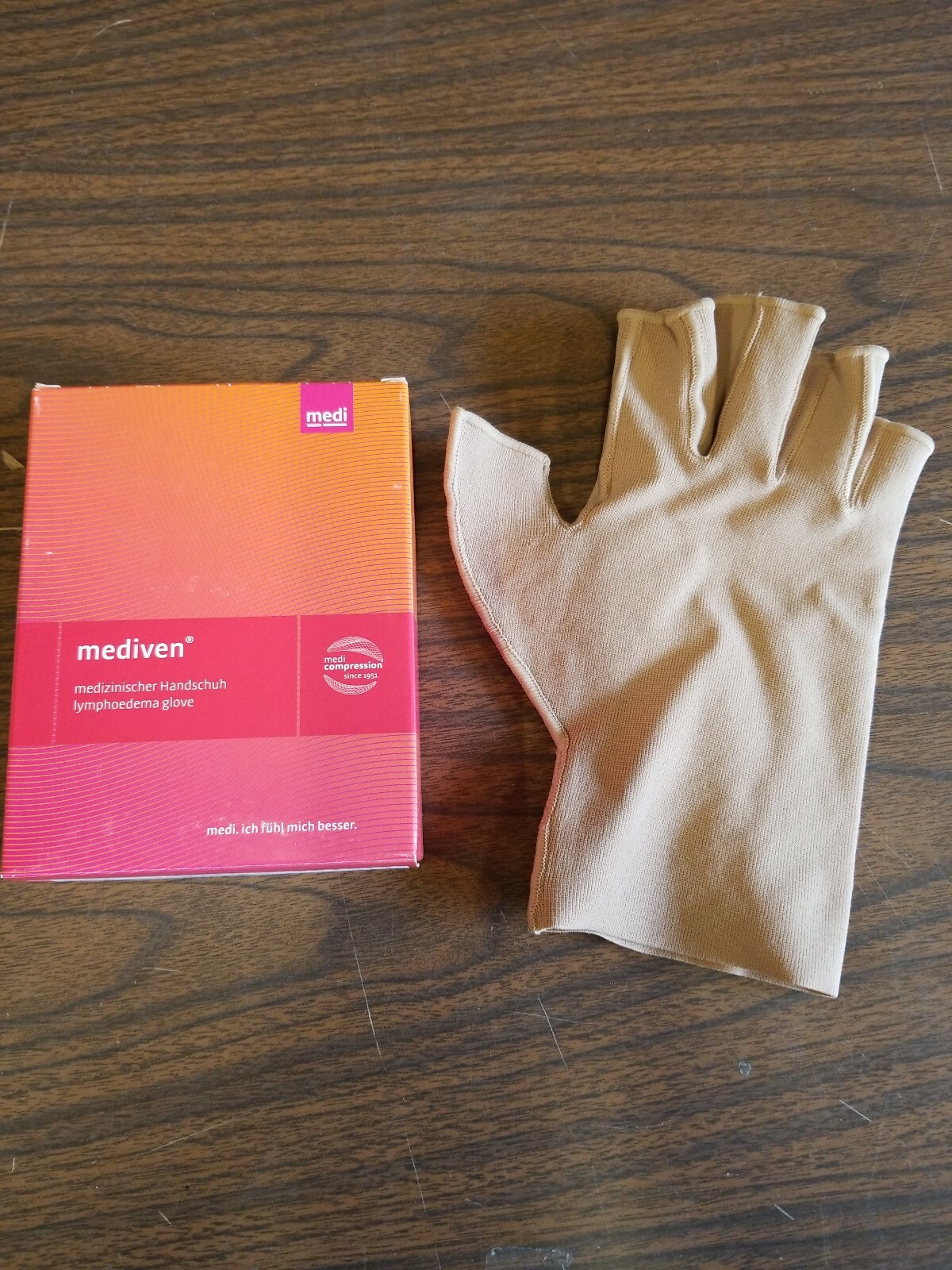 Mediven 95 Lymphoedema Glove, Caramel, Sz. VII | eBay