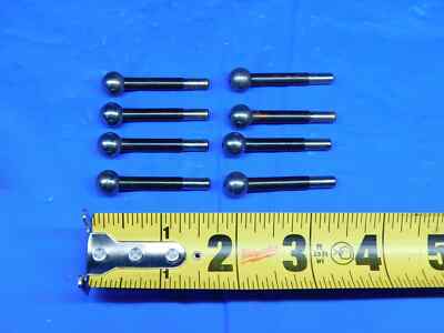 8 PCS LOT OF BALL STYLE MICROMETER HEADS 5mm SHANK 9.5mm DIAMETER ...