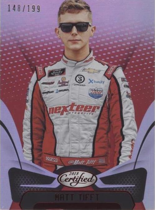 2018 Panini Certified - Matt Tifft #22 Red /199 for sale online | eBay