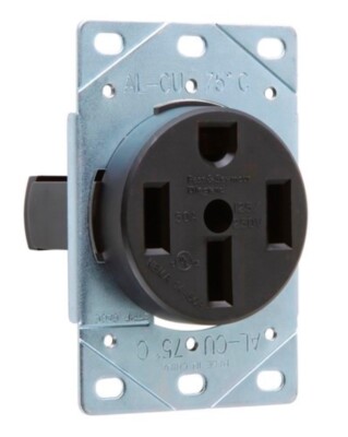 6x Legrand Pass & Seymour Range receptacle 3894 Receptacle 50A 125V ...