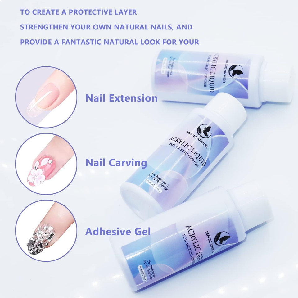 Monomer Acrylic Nail Liquid – Acrylic Nai Liquid for Acrylic Powder ...