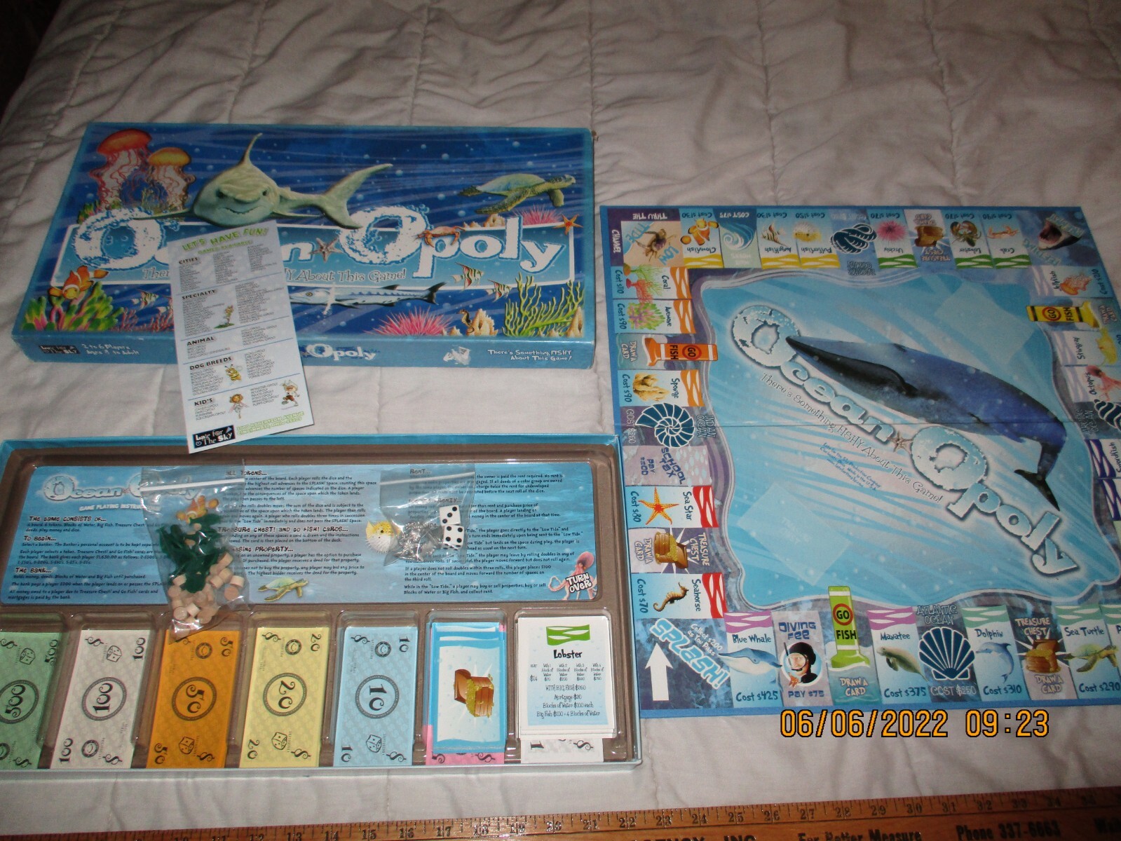 LATE FOR THE SKY GAMES , OCEAN-OPOLY , COMPLETE IN GREAT SHAPE! | eBay