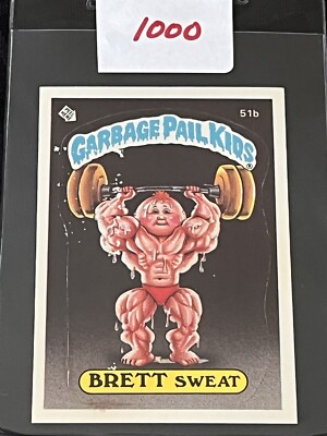 1985 Topps Garbage Pail Kids Card Series 2 OS2 Glossy Back GPK Brett ...