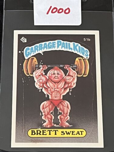 1985 Topps Garbage Pail Kids Card Series 2 OS2 Glossy Back GPK Brett ...