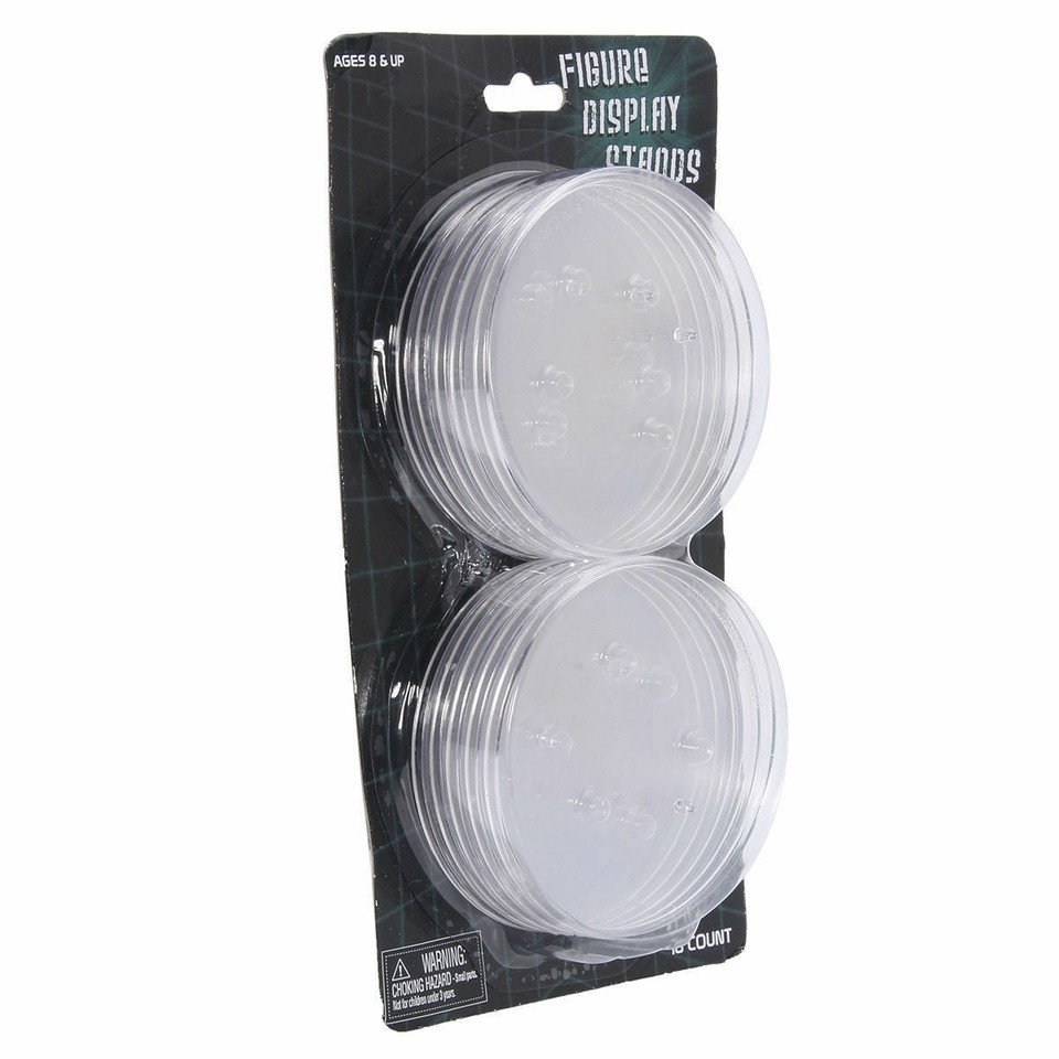 10PCS NECA Action Figure Display Stands Clear Base Fits Most 6" to 8 ...