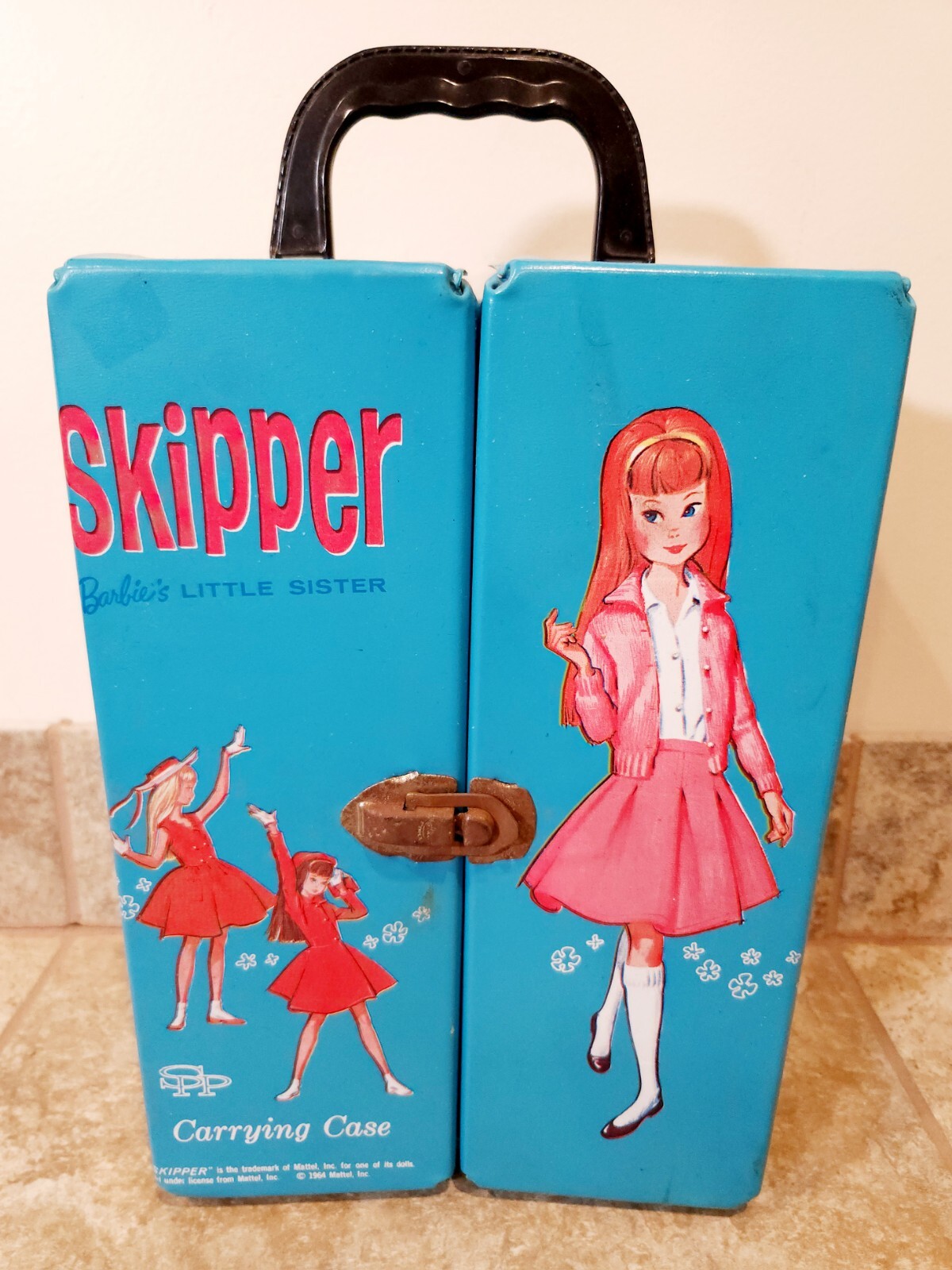 Mattel | 1964 Vintage Blue Skipper Barbie Doll Carrying Case | CUTE! ️💖 | eBay