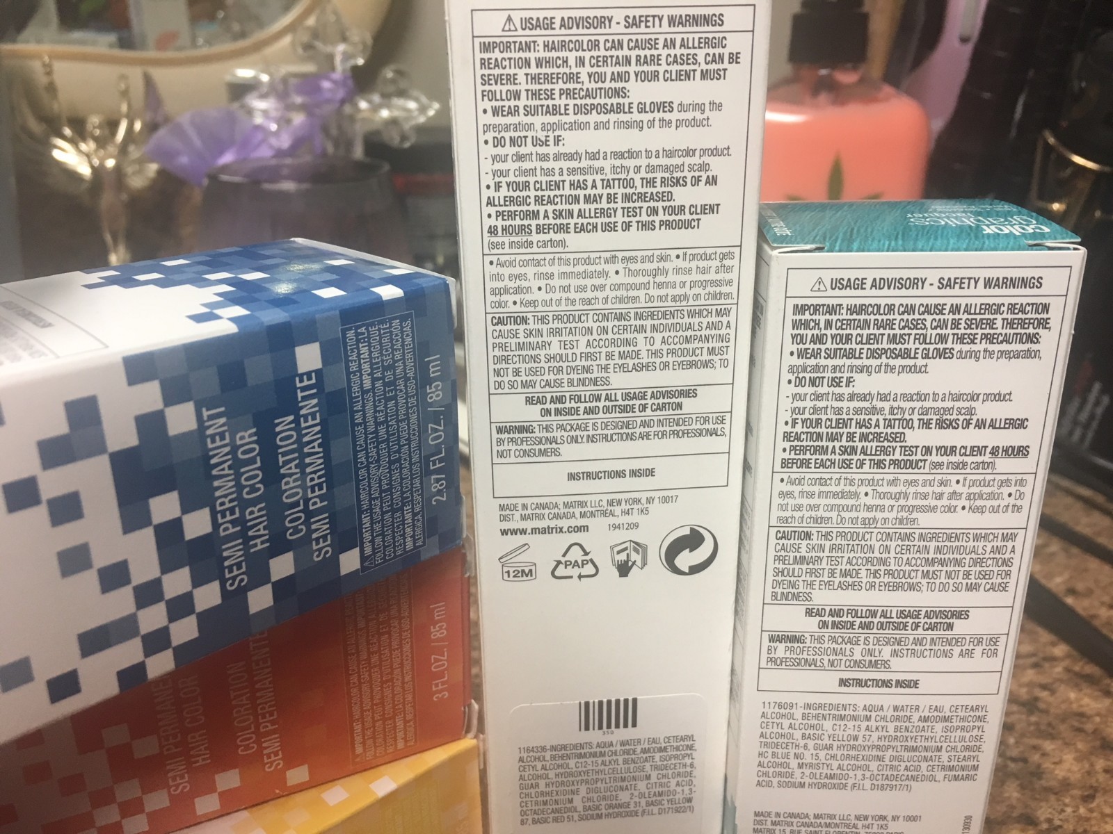 Matrix COLOR GRAPHICS LACQUER Professional Semi-Permanent Hair Color ...