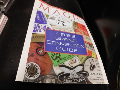 Magic Magazine For Magicians 1998 Spring Convention Guide | eBay