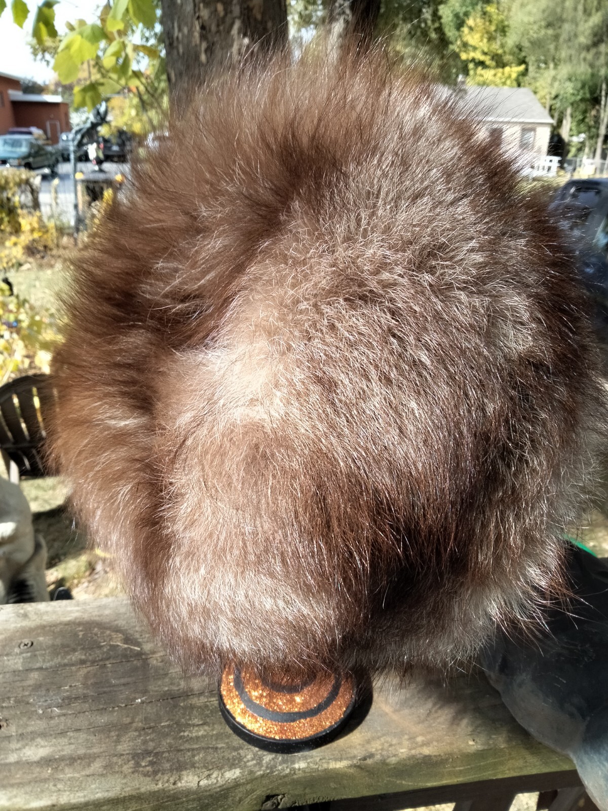 VINTAGE PYCCKNN MEX RUSSIAN BROWN GRAY MENS WOMENS FU… - Gem