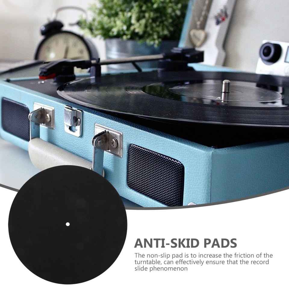 Anti- Static Wool Mat Record Player Replacement Mat Vinyl Record Pad ...