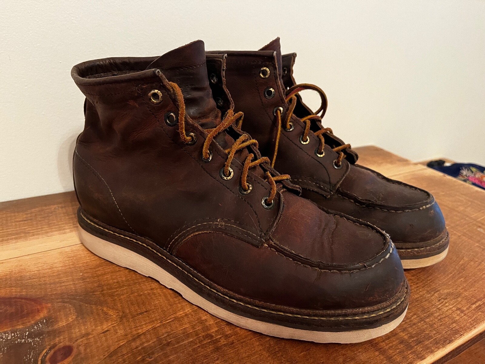 Red Wing Moc Toe Boots Style 1907 Copper Rough & Toug… - Gem