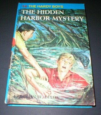 HARDY BOYS~#14-THE HIDDEN HARBOR MYSTERY~1975C-63~HARDCOVER~FRANKLIN W ...
