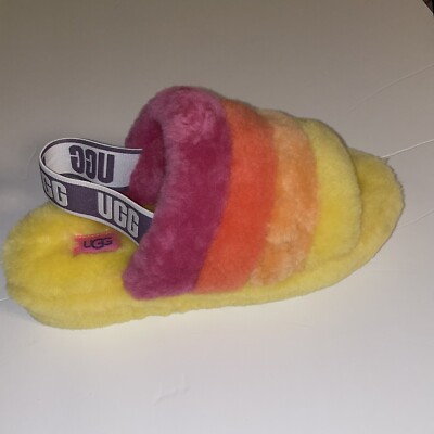 Ugg Women's Shoes Ugg Fluff Yeah Slide Multi Color Size 8 | eBay