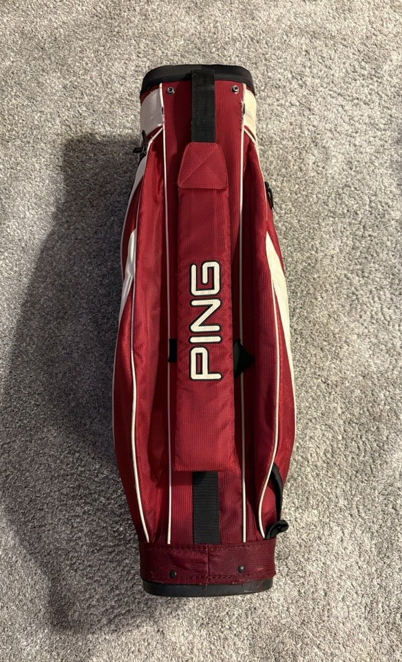 Ping Traverse Cart Golf Bag 14-Way Divider, Red/White, Rain Cover | eBay